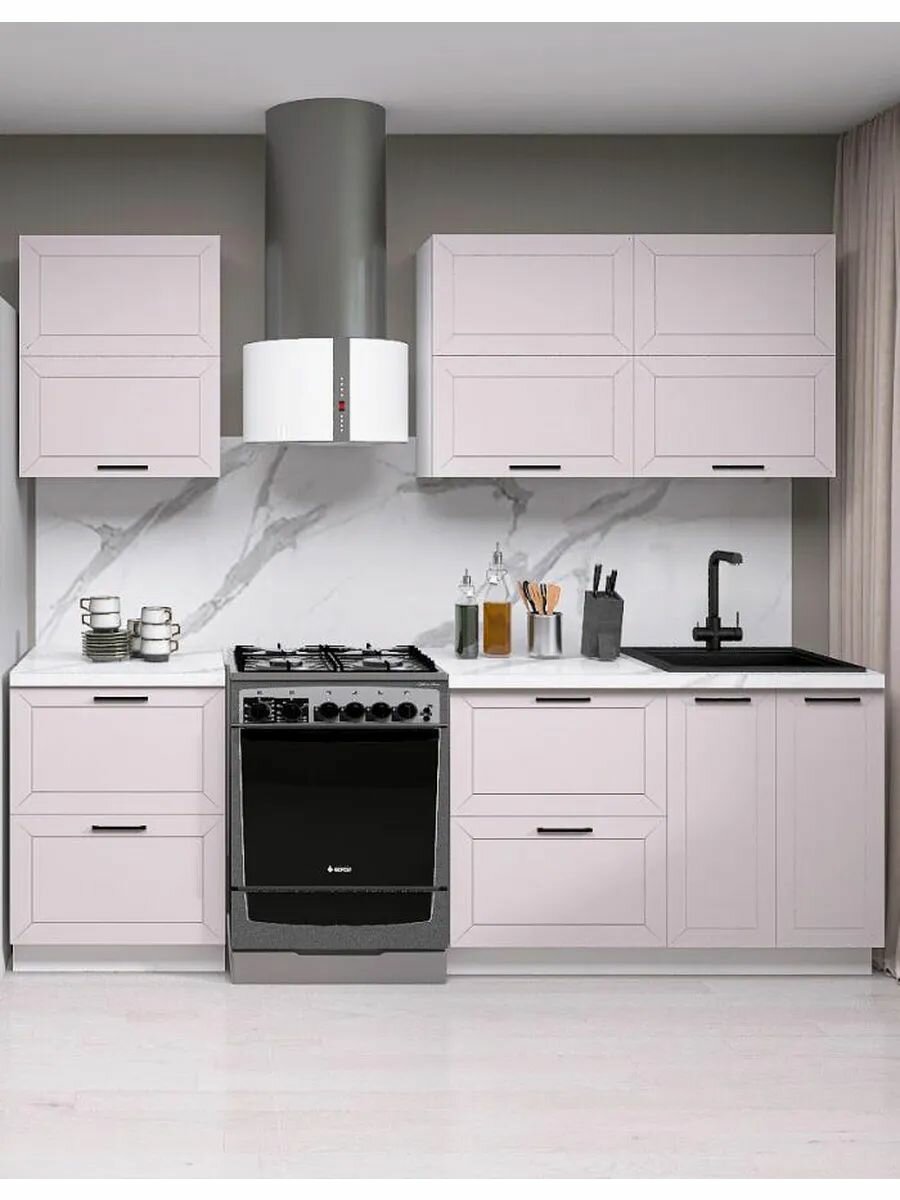 Кухонный гарнитур Сектор 1.8 м, мебель для дома и кухни, Белый / Нео