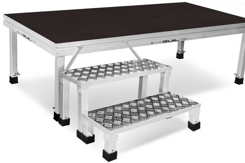 GUIL ECD20 модульная ступень высотой 20 см для сцены 40 см, материал - алюминий