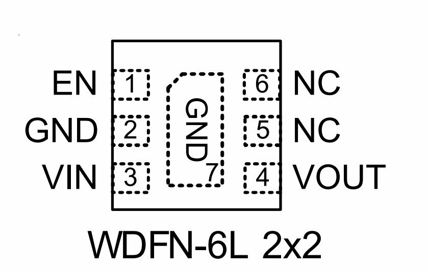 Микросхема RT9013-33 WDFN-6L 2x2