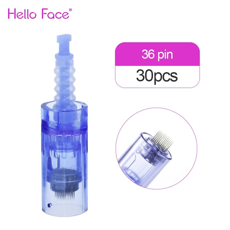 Картриджи для дермапене Hello Face 36 pin, 30 шт.