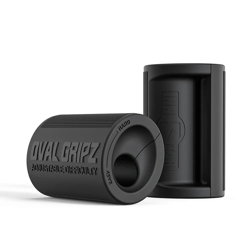 Oval Gripz перчатки для тяжелой атлетики, черные