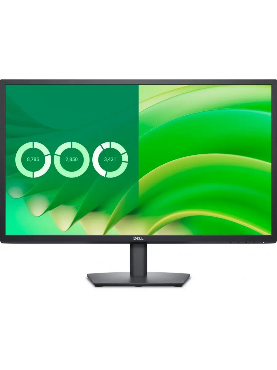 Монитор 27" Dell E2725H черный 1920x1080, 75Hz, VA LED, M/M/VGA/DP