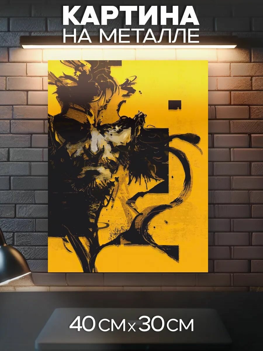 Картина на стену Metal gear solid - Биг босс