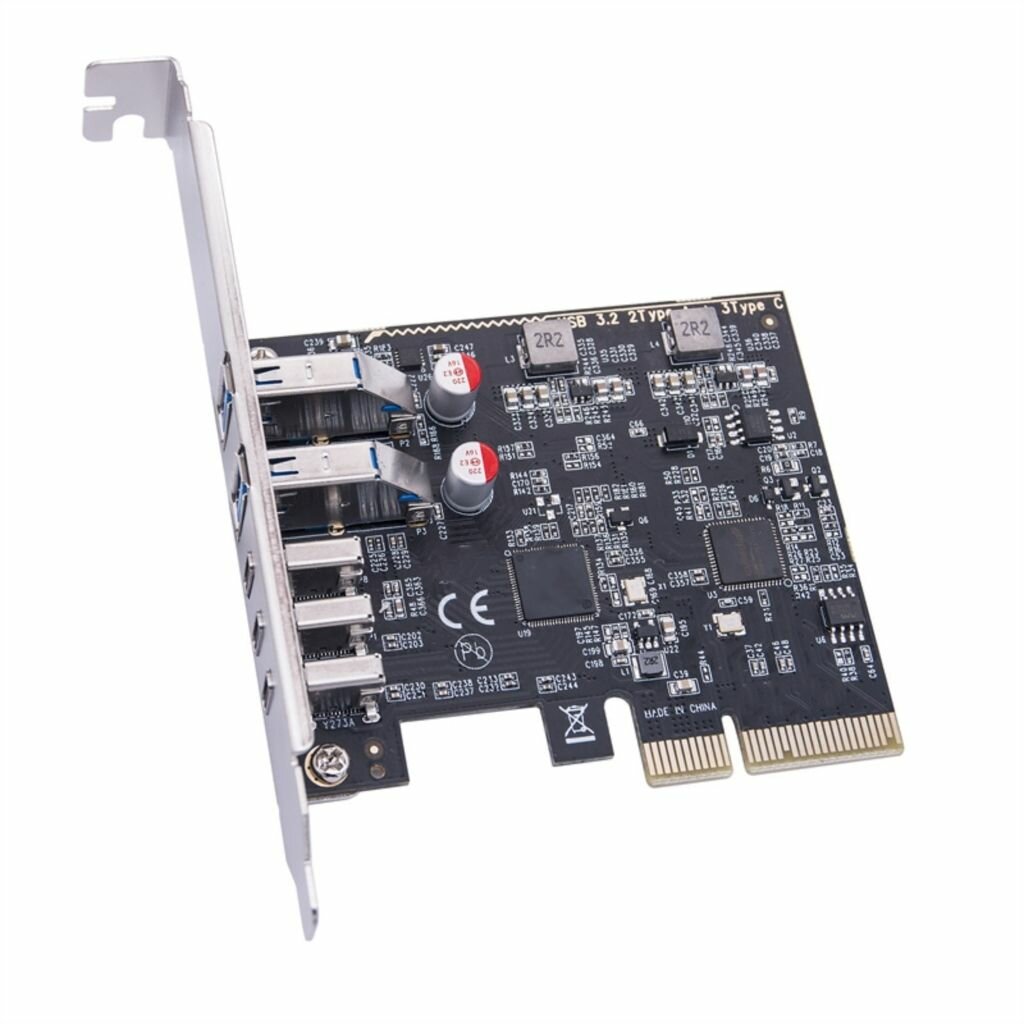 Эффективная 10 Гбит / с USB -карта 2PORT Тип A и 3PORT C PORT PCIE 4X