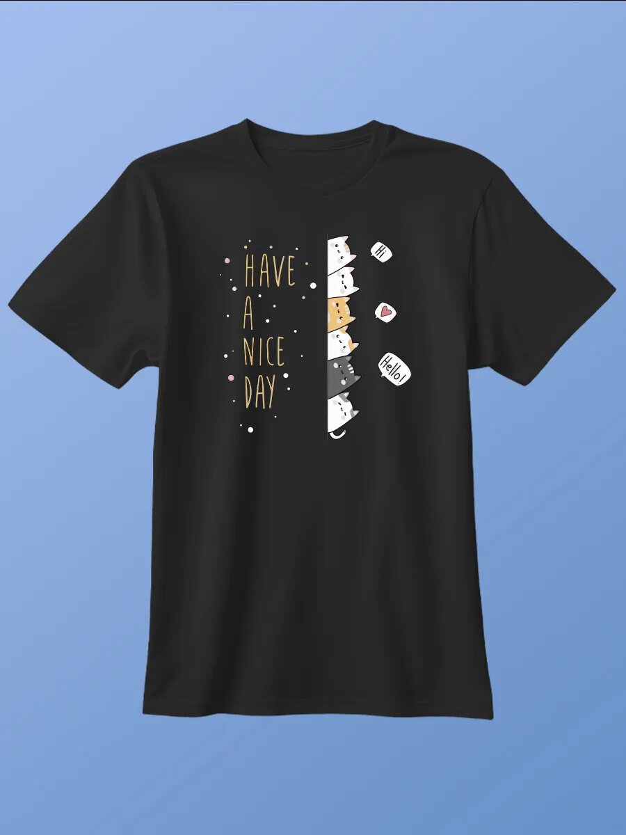 Футболка Zerosell с котиками