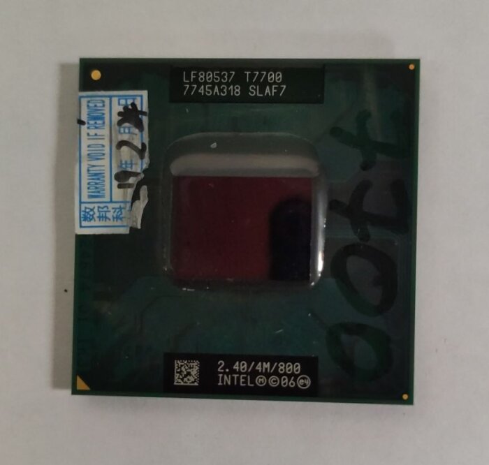 Процессор Intel Core 2 Duo T7700 SLAF7 Socket P 2.40 GHz