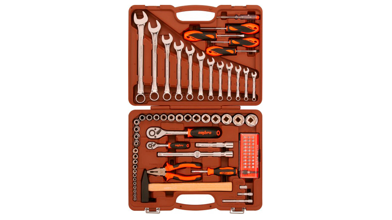 Набор инструментов OMBRA 1/4, 1/2 88 предметов