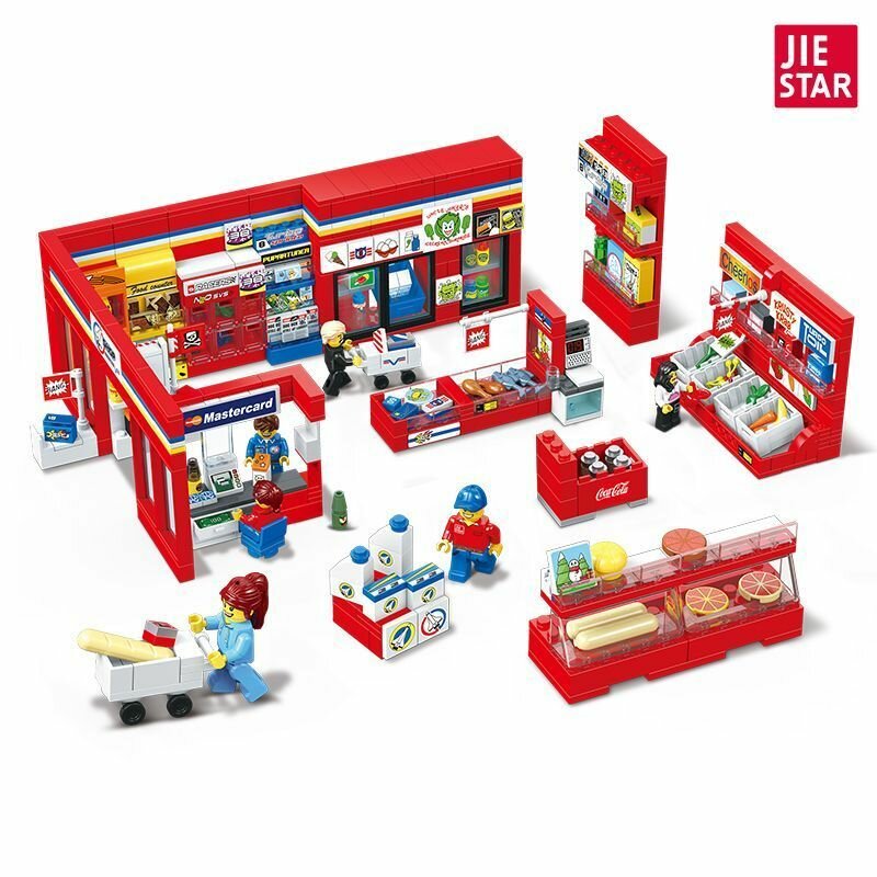 Конструктор Круглосуточный магазин, большой супермаркет