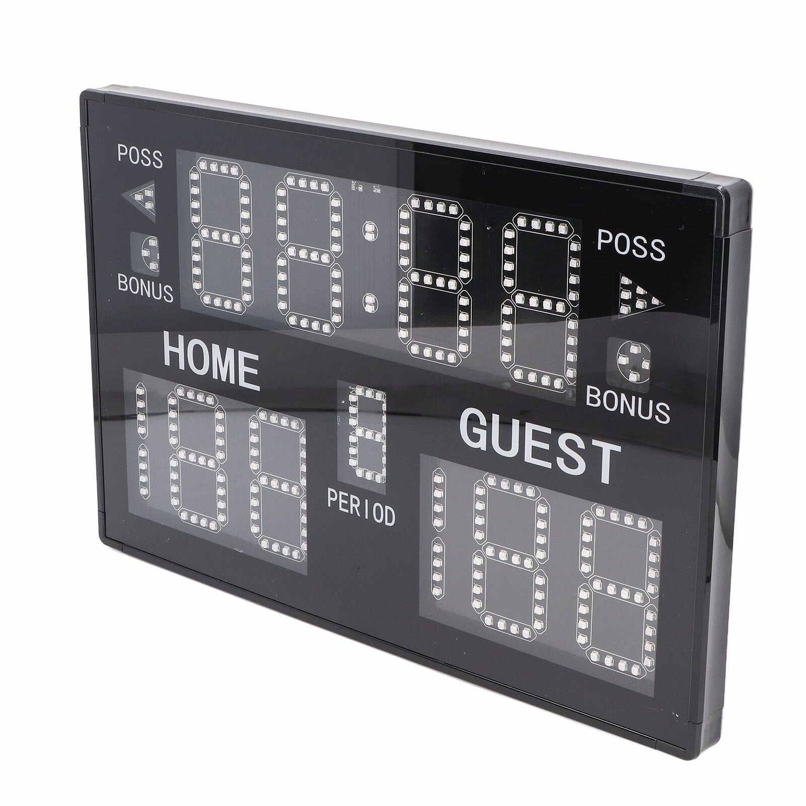 Цифровой баскетбольный табло 11-значный светодиодный дисплей с пультом дистанционного управления, EU-штекер 100-240V