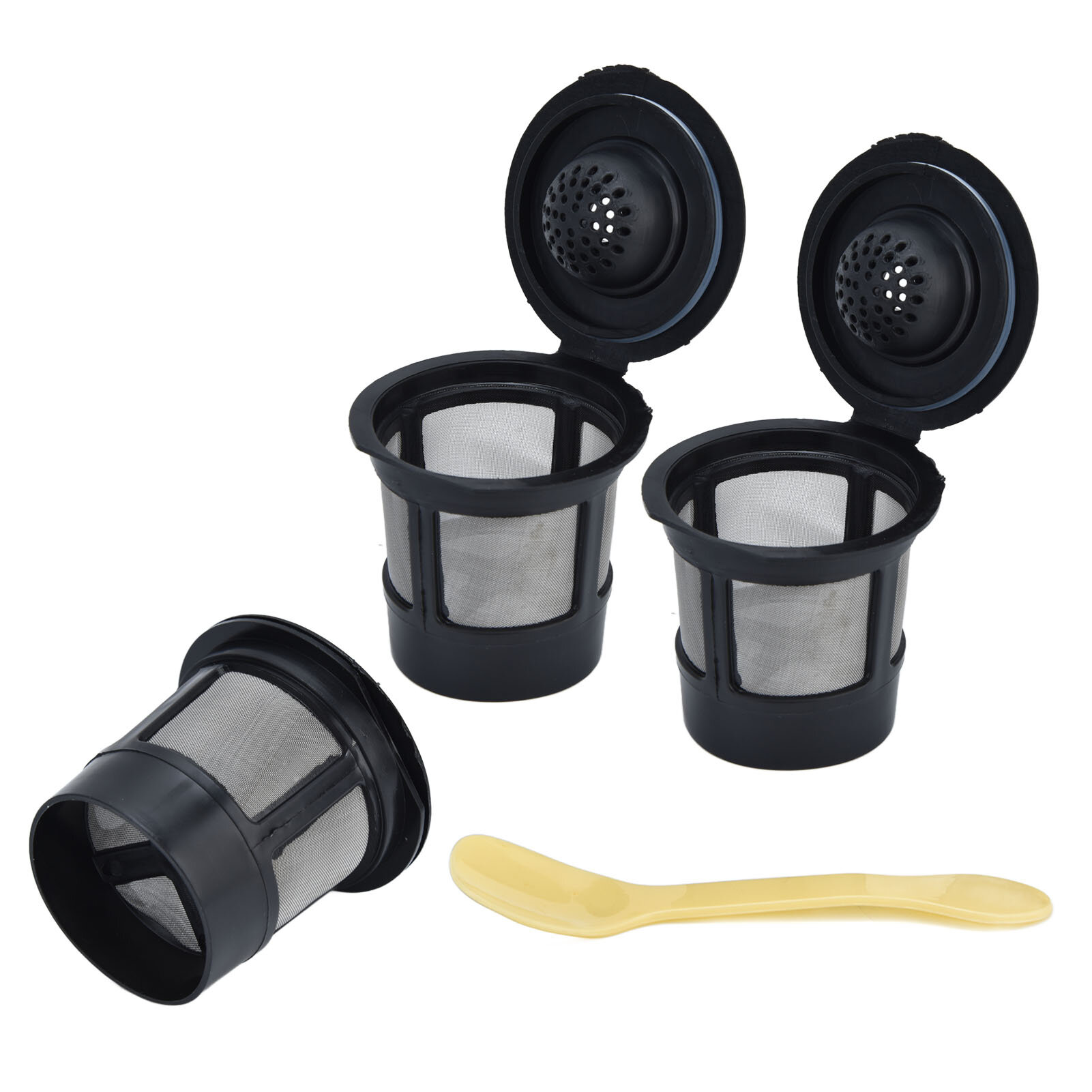 Чашка с фильтром для кофе с ложкой, капсула, чашка для кофейных капсул, подходящая для кофемашины