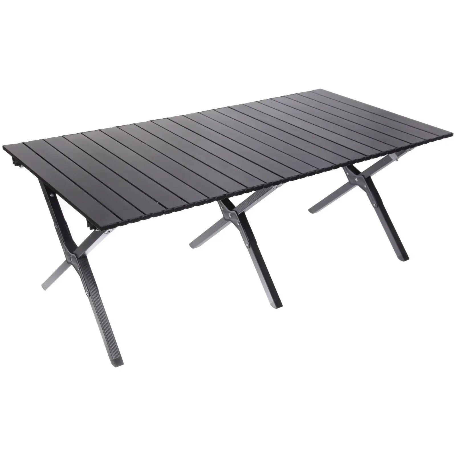 Складной стол кемпинговый DC-5003, черный, алюминий, 117х59х44 см, легкий