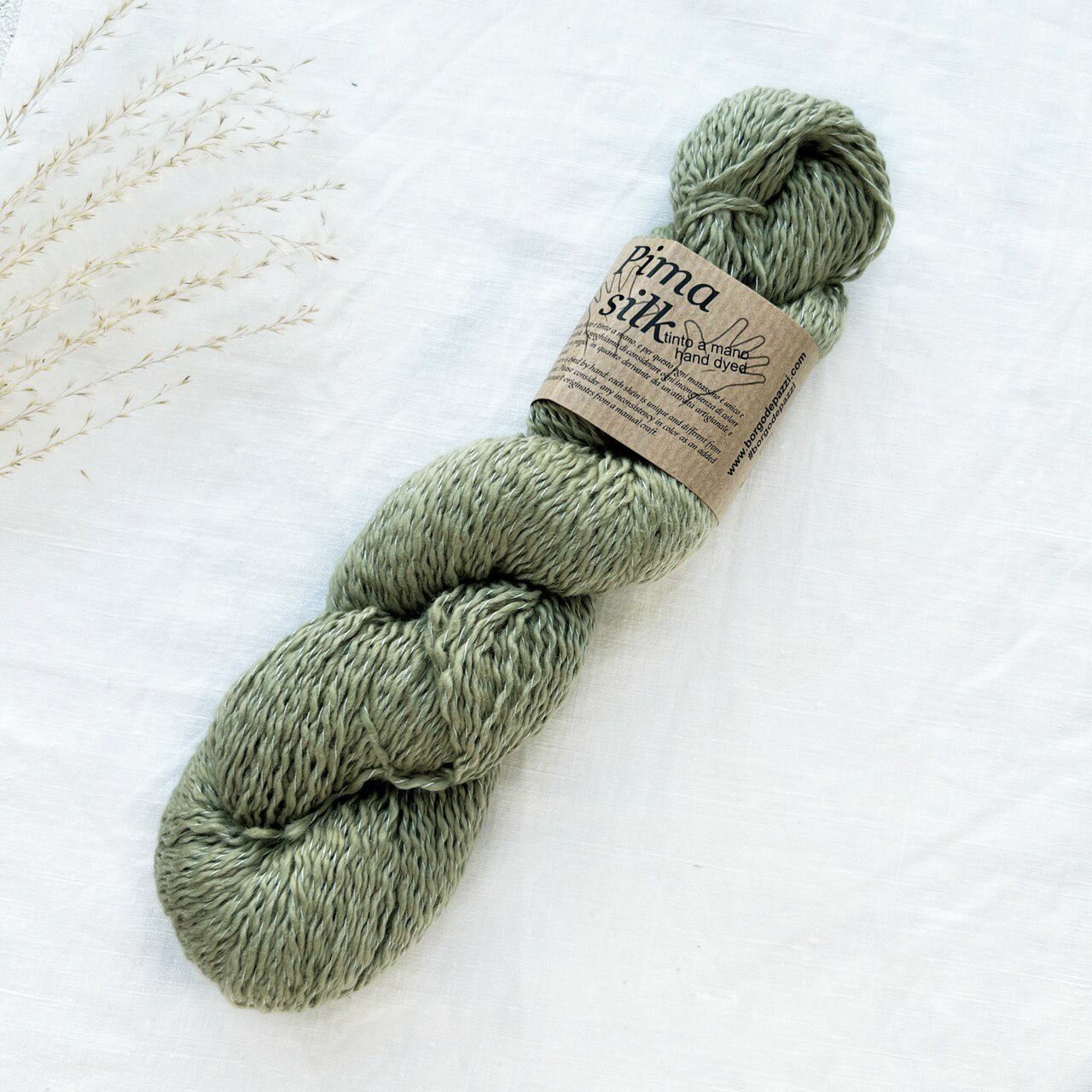 Пряжа для вязания Borgo de Pazzi Pima Silk (308)