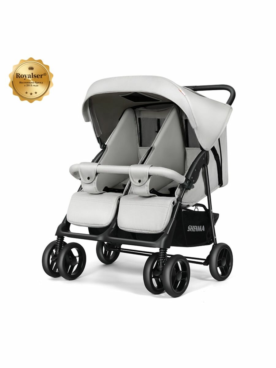 Коляска детская для кукол, Royalser, для близнецов, может сидеть, может лежать