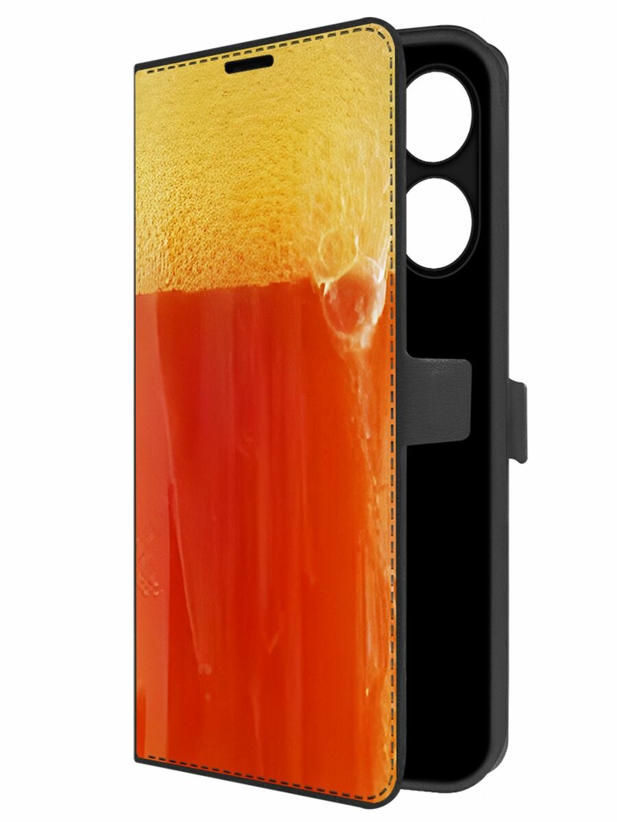 Чехол-книжка Krutoff Eco Book для Xiaomi Redmi 13 Квас (черный)