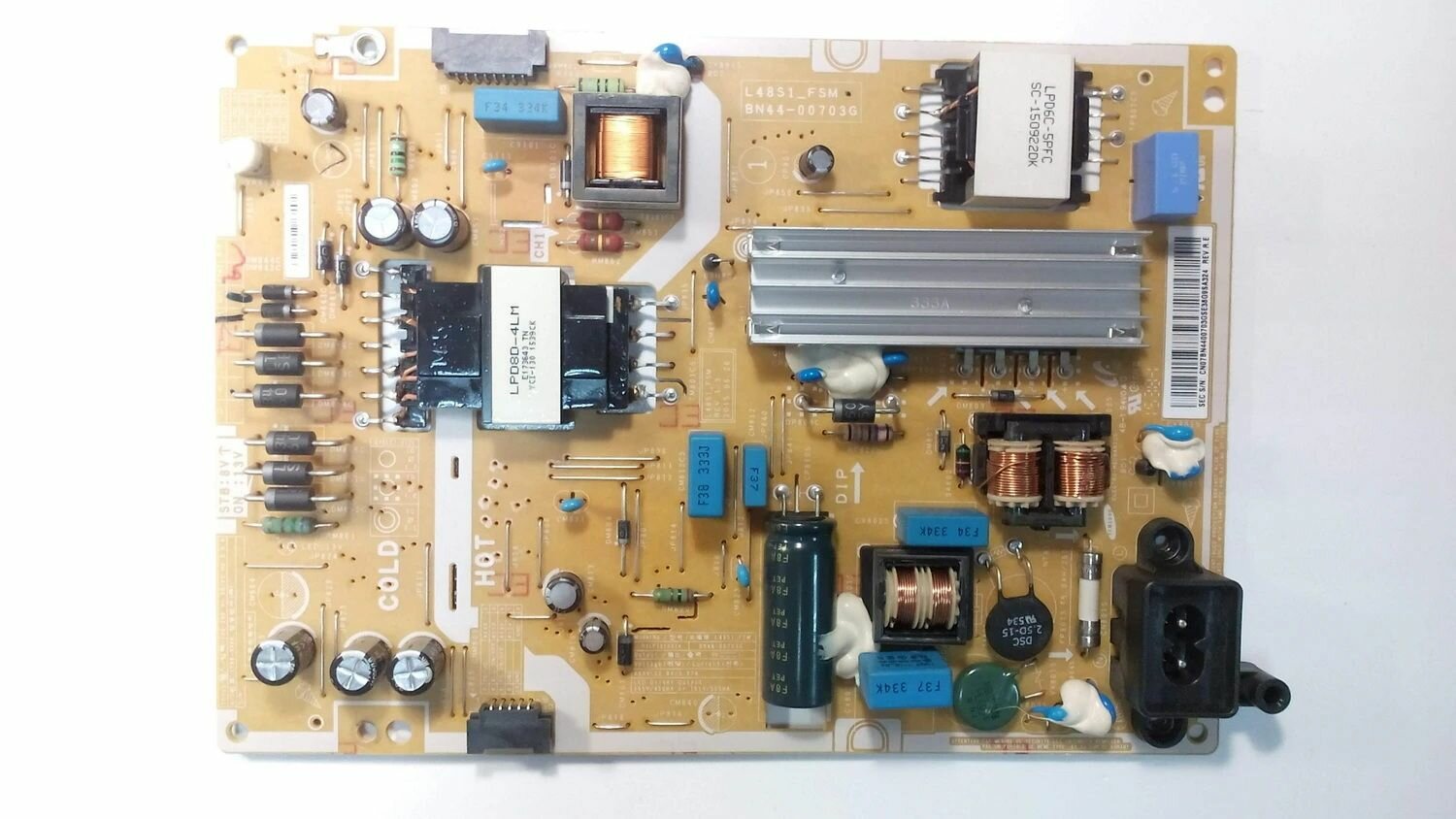 Power Board L48S1_FSM BN44-00703G REV 1.3 PSLF121S07A Main BN62-00765A Hawk_M_FHD_PRO1 BN41-02353B для Ue40J6200Au Ps10 Lcd Телевизор Плата питания арт. 7937