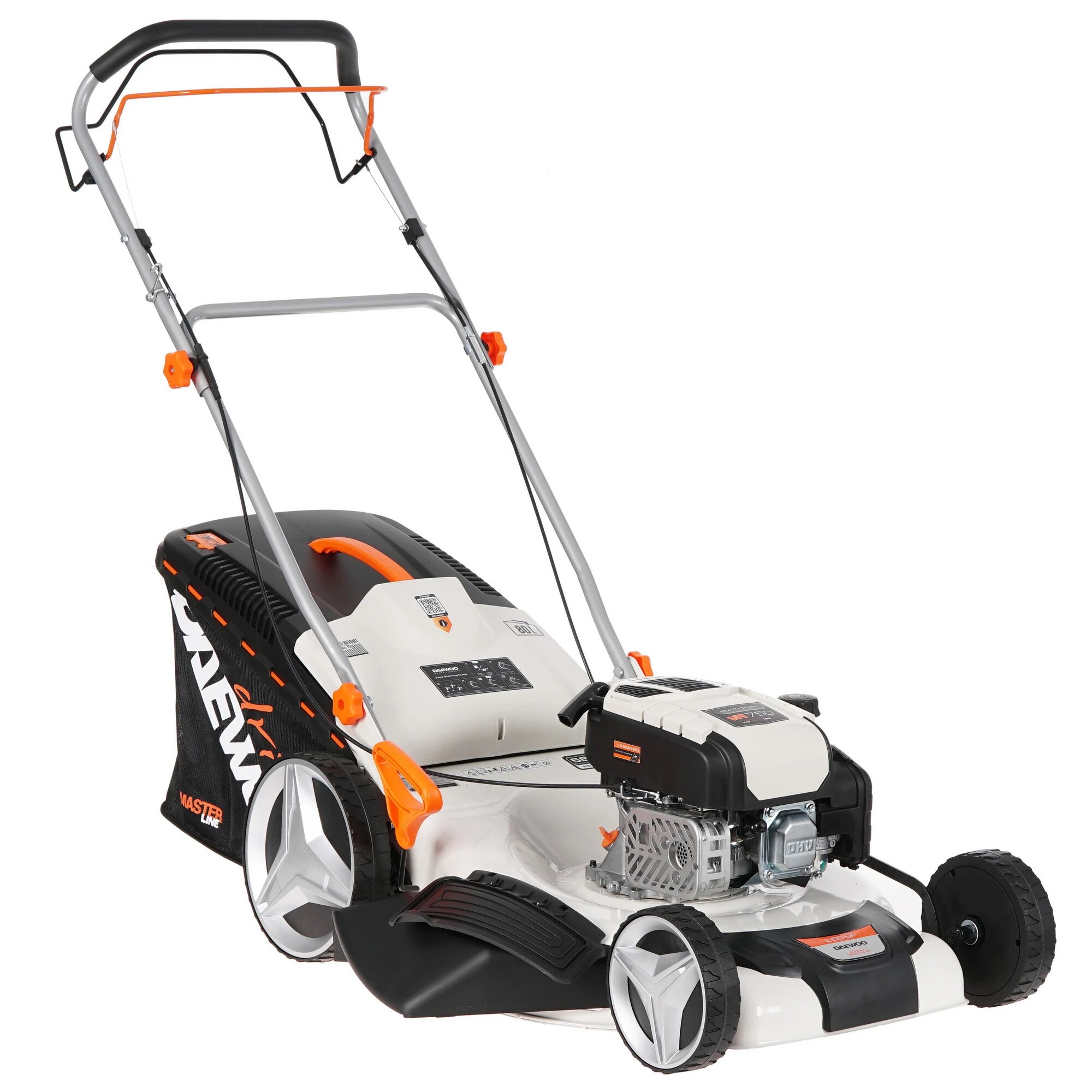 Газонокосилка DAEWOO Power Products L60SP, складная, травосборник 80л