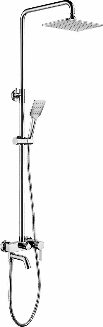 Душевая система Elghansa 2330524-2L (Set-17) однорычажная с ABS верхним душем 250*170 мм