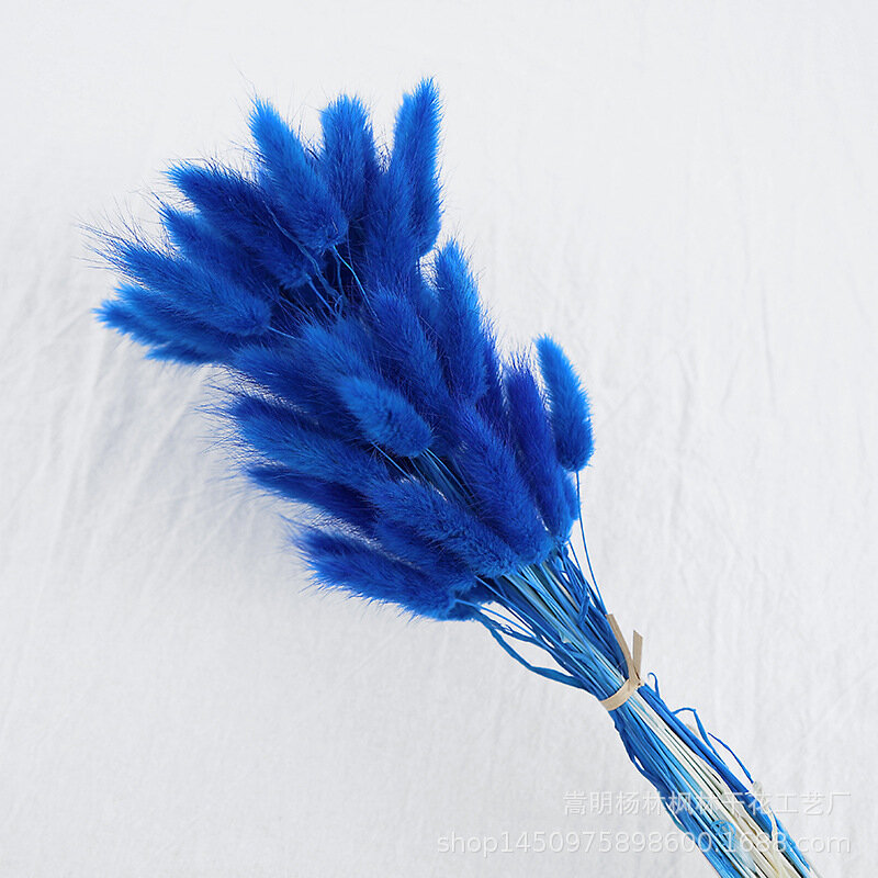 Пучок травы "Кроличий хвост", синий, 60 палочек