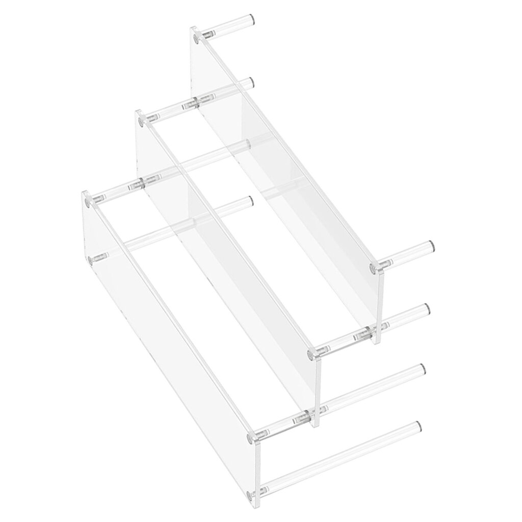 Функциональная Прозрачная Витрина Практичная Подставка-Стеллаж Акриловые Витрины для Небольших Коллекционных и косметических товаров