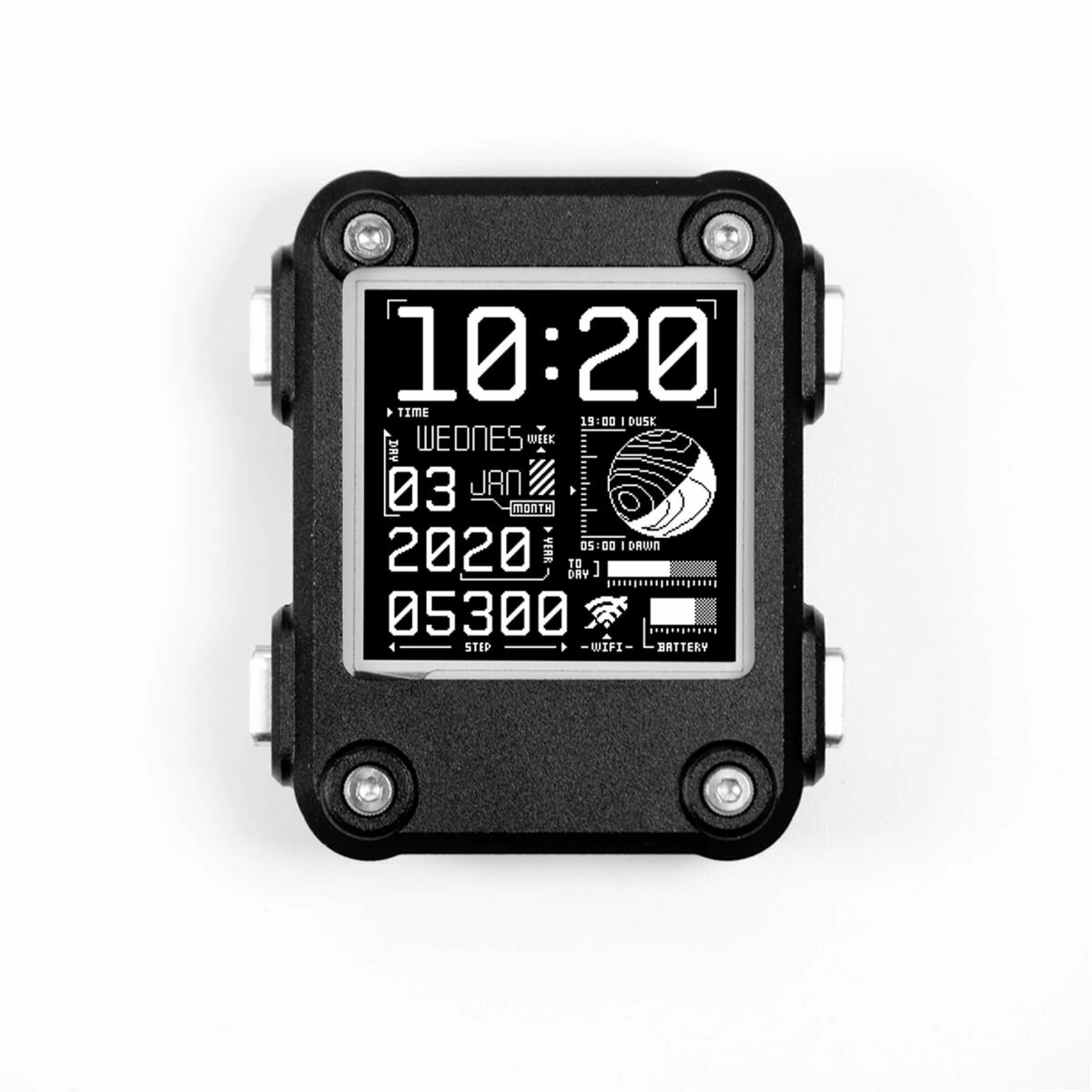 Watchy V2.0 PLUS программируемые часы на базе ESP32 с полностью открытым исходным кодом