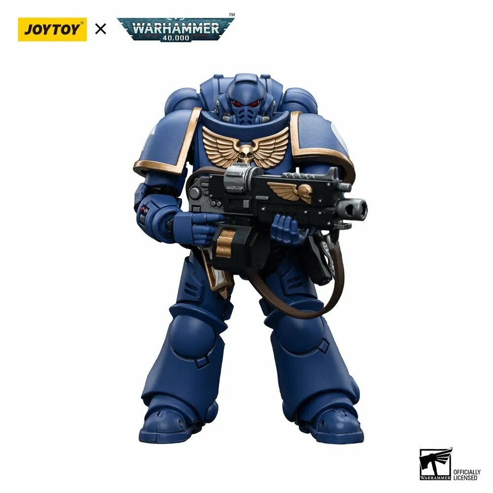 Подвижная фигурка JOYTOY Warhammer 40K 1/18 Action Figures Ultramarines Intercessors Model Toy Gift Free Shipping