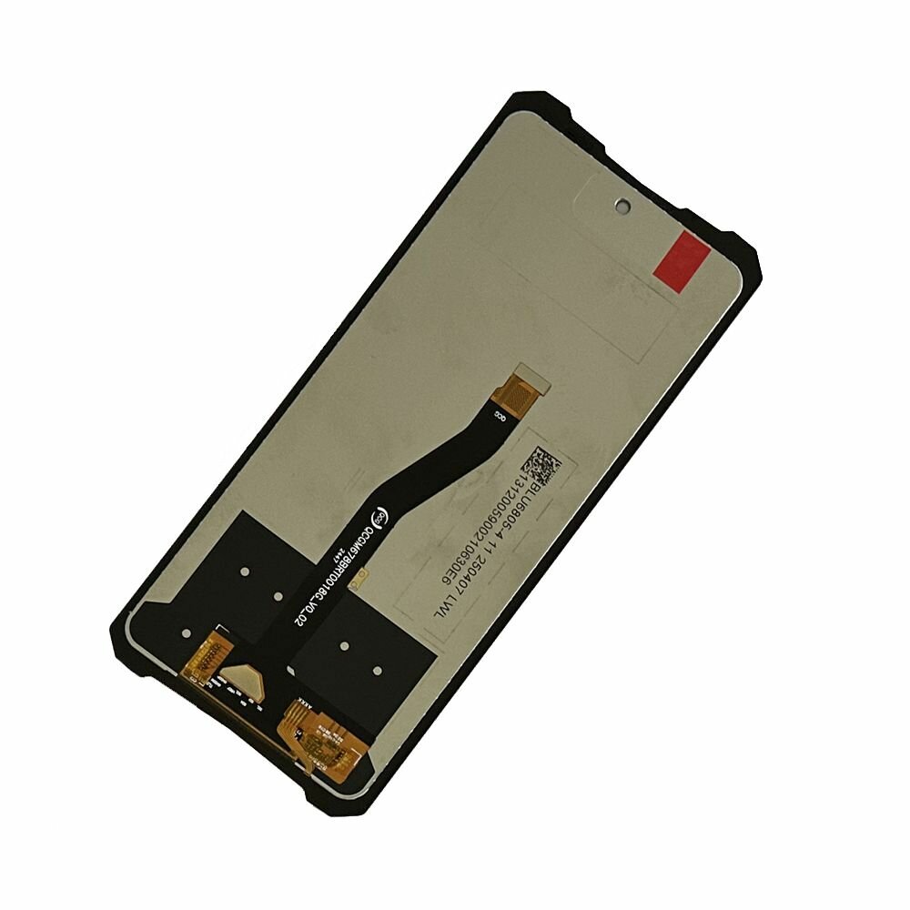 Дисплей для Doogee V40 Pro, дисплей в сборе с сенсорным экраном, черный , содержать инструментов