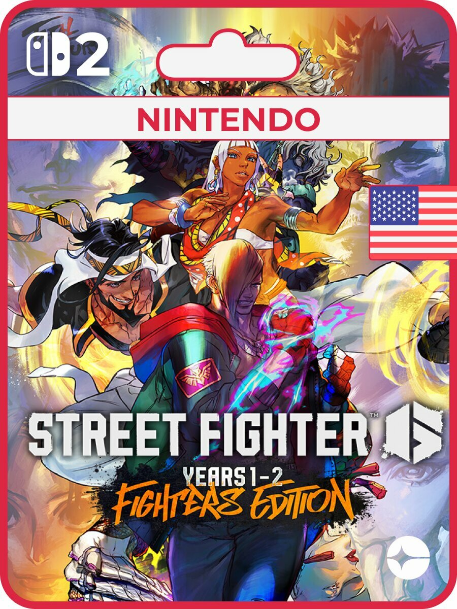 Street Fighter 6 Years 1-2 Fighters Edition для Nintendo Switch 2 [Цифровая версия, США]