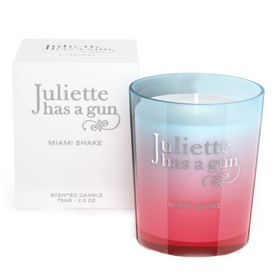 Свеча Juliette Has A Gun Miami Shake 75 гр / Парфюм для дома Джульетта С Пистолетом Майами Шейк