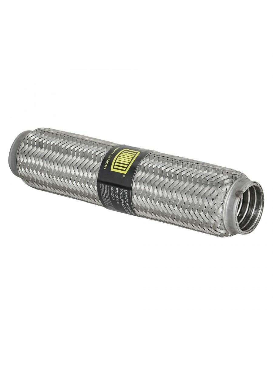 Виброкомпенсатор выхлопной трубы (Гофра) 40x260 InterLock (нерж. сталь), TRIALLI FTI0044
