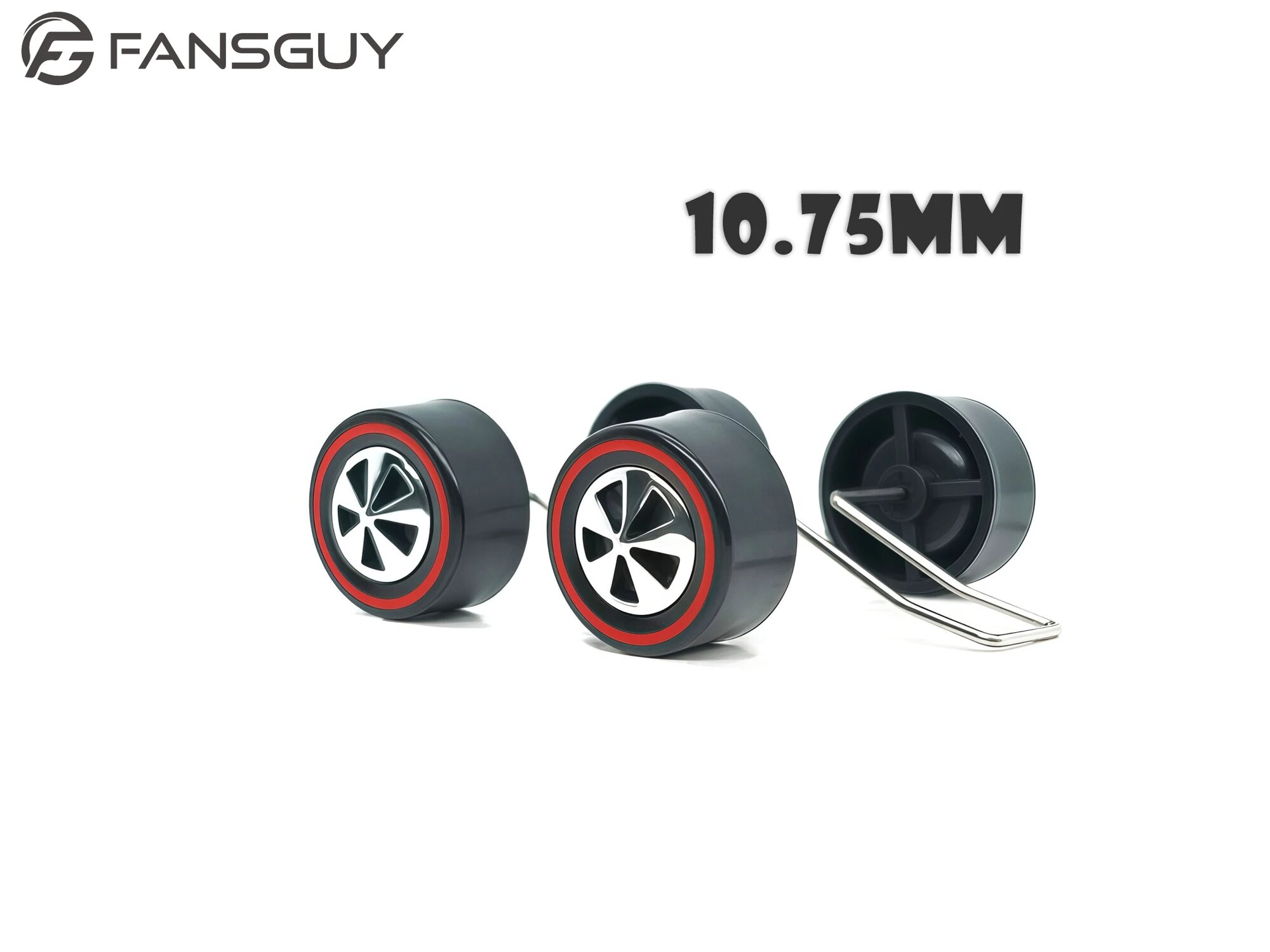 Колесные диски FANSGUY для моделей автомобилей 1/64 ABS-SSC Red Edge