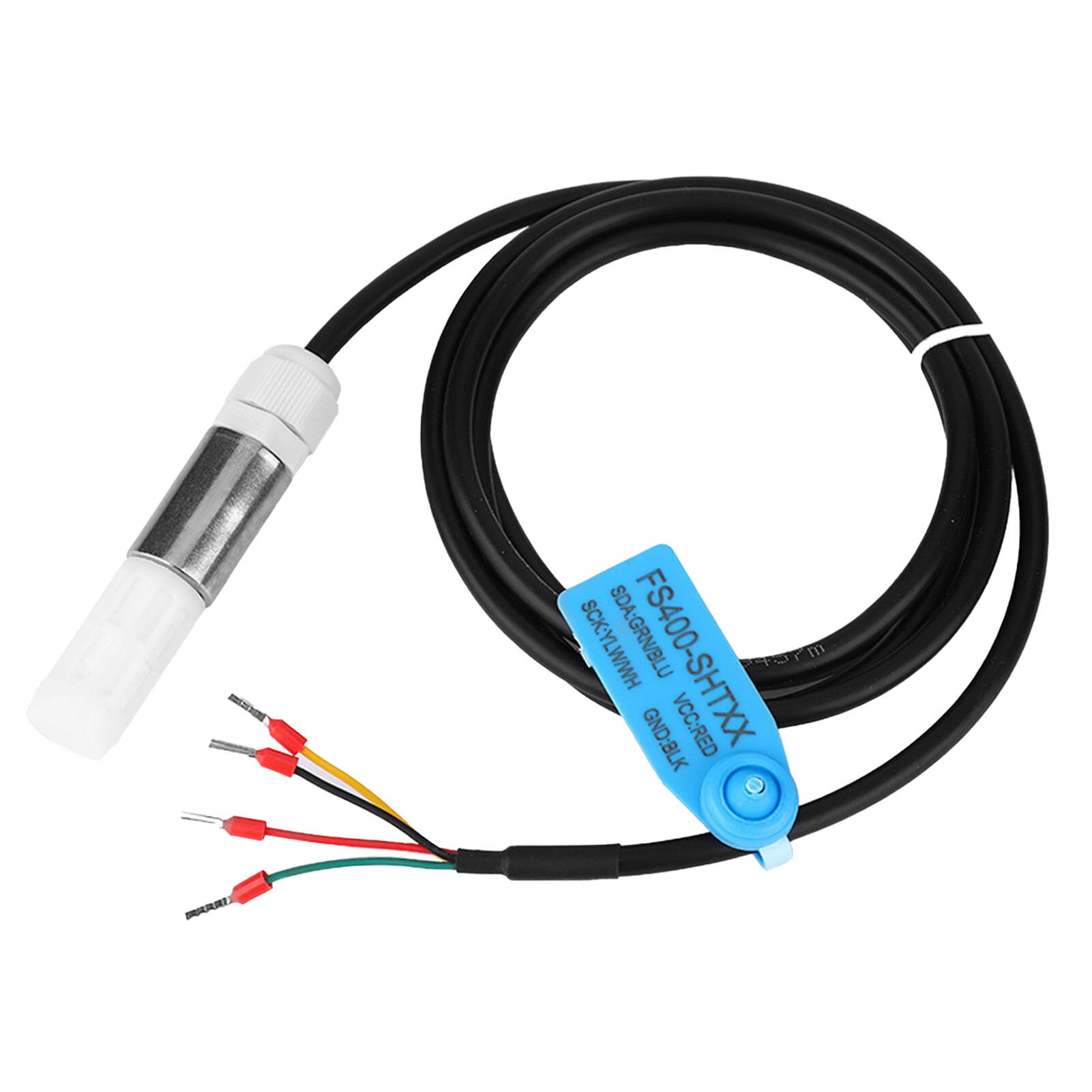 Пылезащищенный датчик температуры и влажности, корпус из нержавеющей стали и пластика, выход I2C (SHT30).