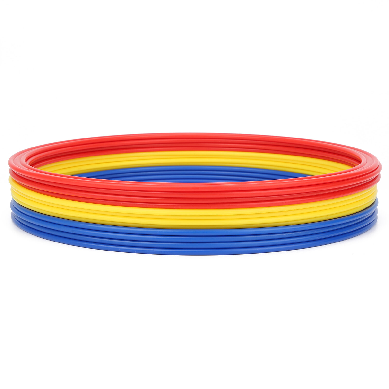 Оборудование для тренировки скорости и ловкости в футболе, портативные кольца для тренировки диаметром 40 см, 4 жёлтых кольца, 4 синих кольца, 4 красных кольца с тканевым сумком