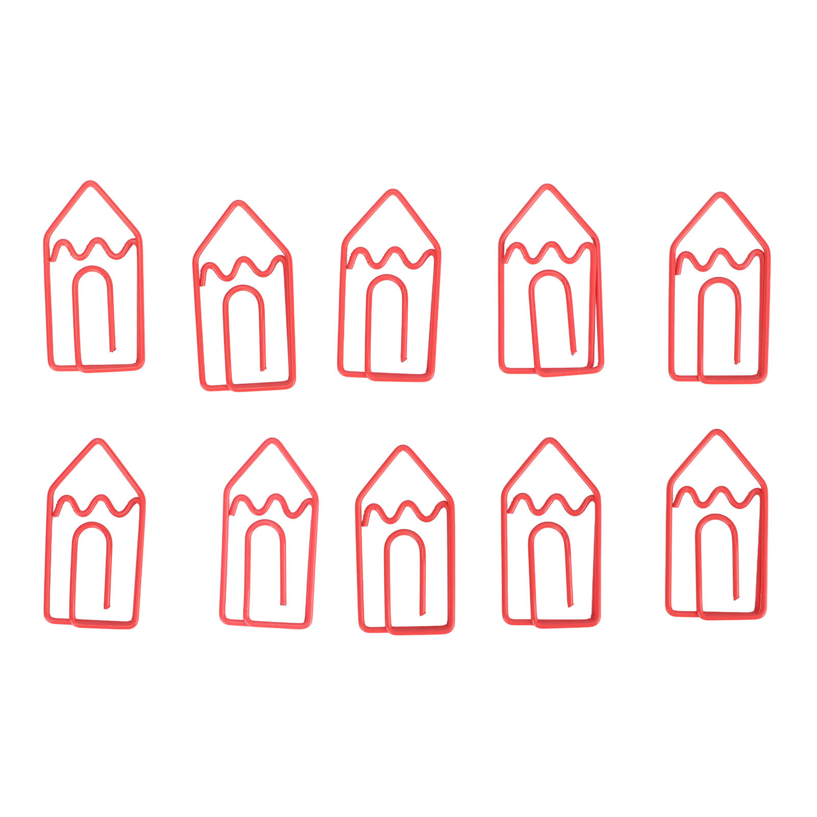 100 шт. фигурные скрепки для бумаг, металлические милые стильные легкие портативные офисные скрепки для классификации файлов документов