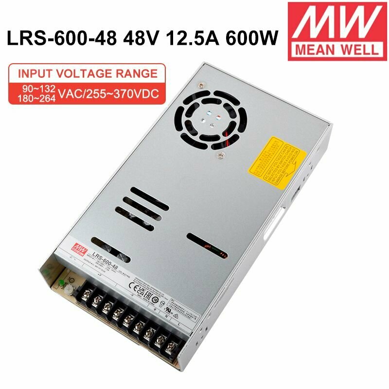 Mean Well LRS-600-48 48 В 12,5 А 600 ВТ Блок питания для светильника -kpa