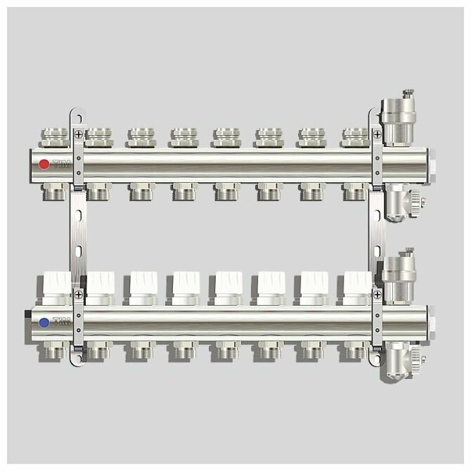 Распределительный коллектор на 8 контуров Tim KB008