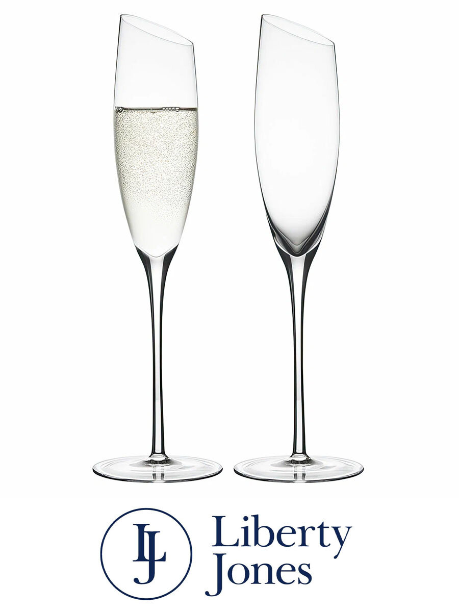 Набор бокалов для шампанского Liberty Jones Geir 190мл, 2шт, выдувное стекло