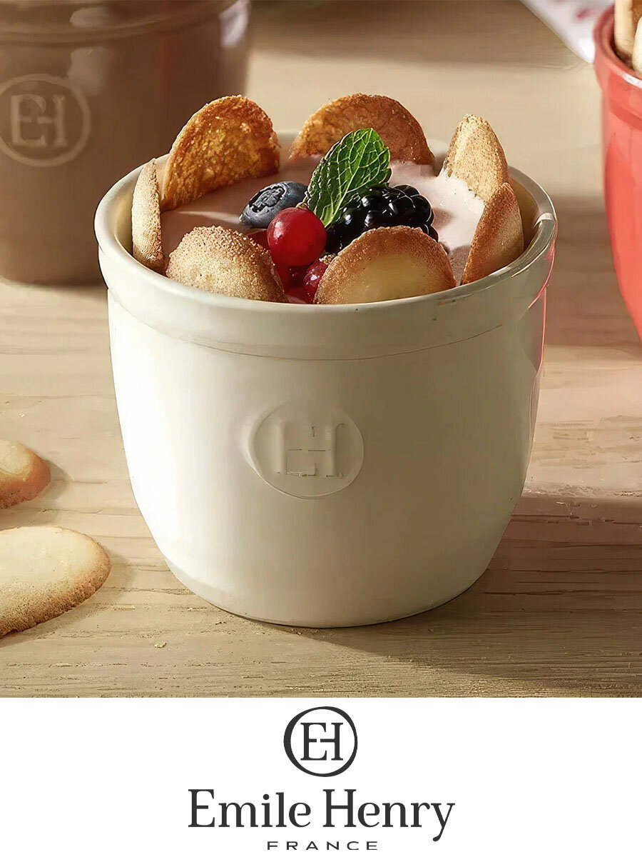 Рамекин Emile Henry №8, цвет крем, 1 шт, керамика, объем 170 мл