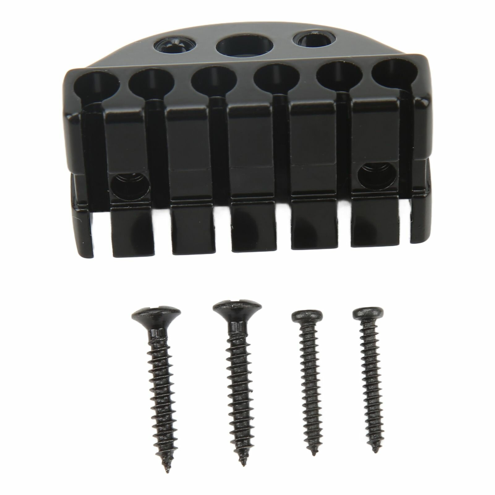 Бридж для электрогитары, 6-струнный металлический аксессуар для безголовых гитар, универсальный, прочный и простой в установке