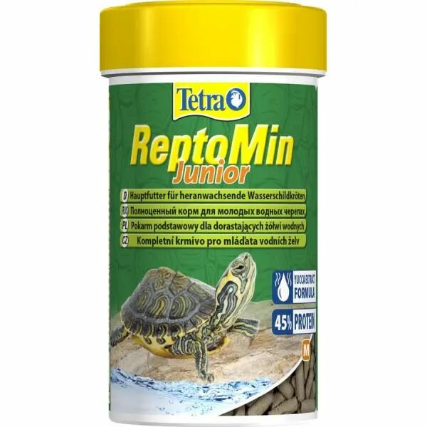 Tetra ReptoMin Junior корм в виде палочек для молодых водных черепах 100 мл