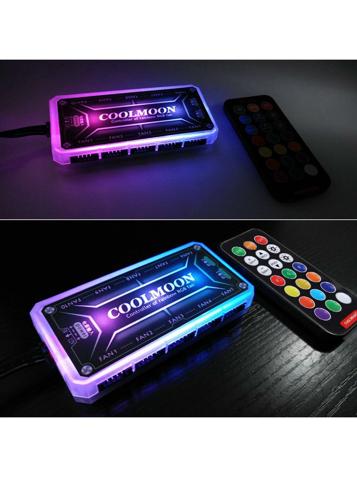 Контроллер вентилятора COOLMOON RGB — фото 1