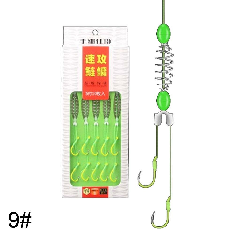 Поплавочный набор для ловли толстолобика и белого амура плавающая кормушка с двойными крючками / Четыре крючка, для донной и поплавочной снасти