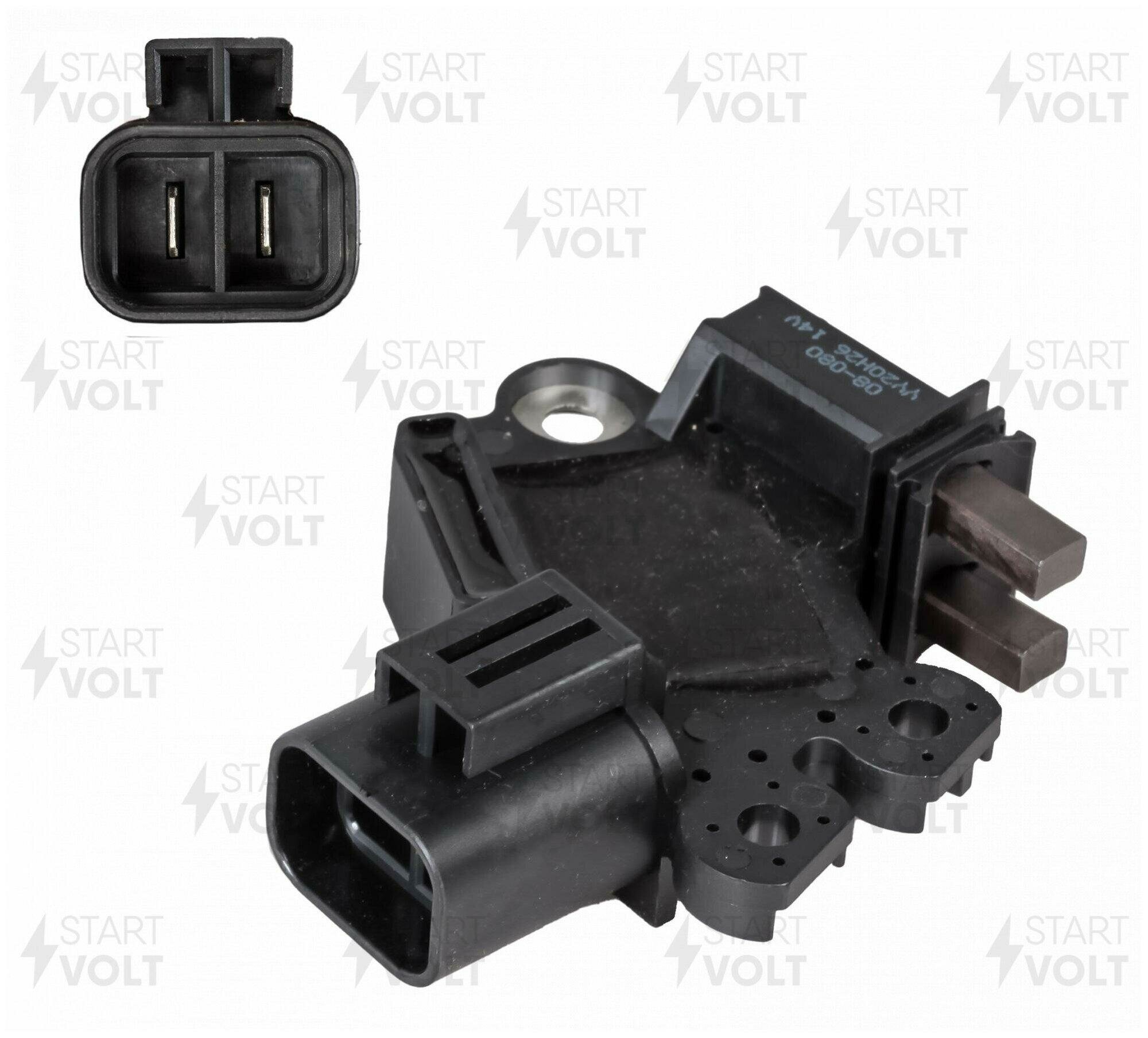 Startvolt регулятор напряжения ген. для а/м hyundai/kia solaris (11-)/rio (11-) 1.4i/1.6i с/о (vrr 0804) vrr0804