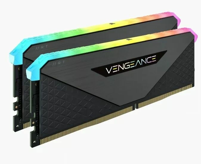 Оперативная память Corsair VENGEANCE RGB RT (CMN64GX4M2Z3200C16) DIMM DDR4 64 ГБ - 2 шт, 3200 МГц