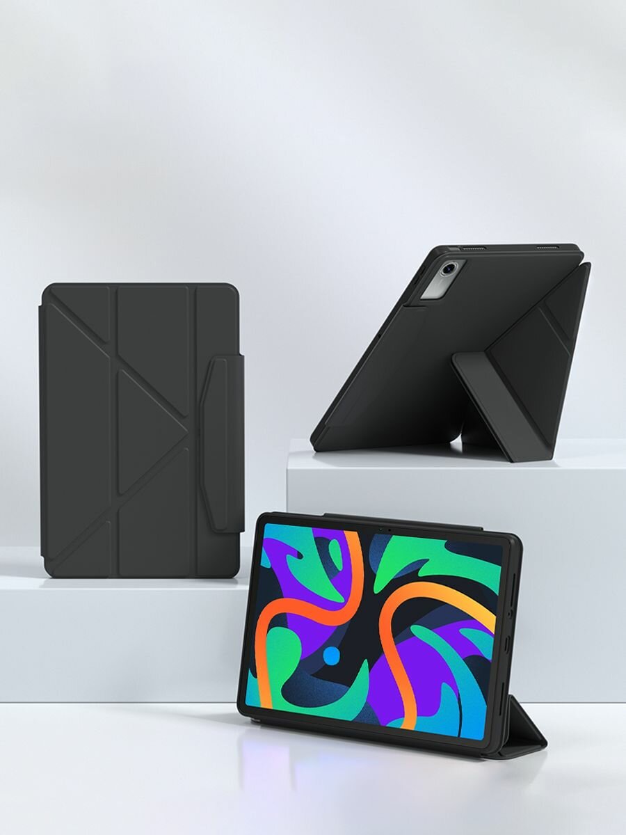 Чехол для Xiaoxin Pad 2024(TB-331FC)/Tab M11(TB-330FU)/Lenovo Zhaoyang K10, Y-образный защитный кожух с откидным кронштейном