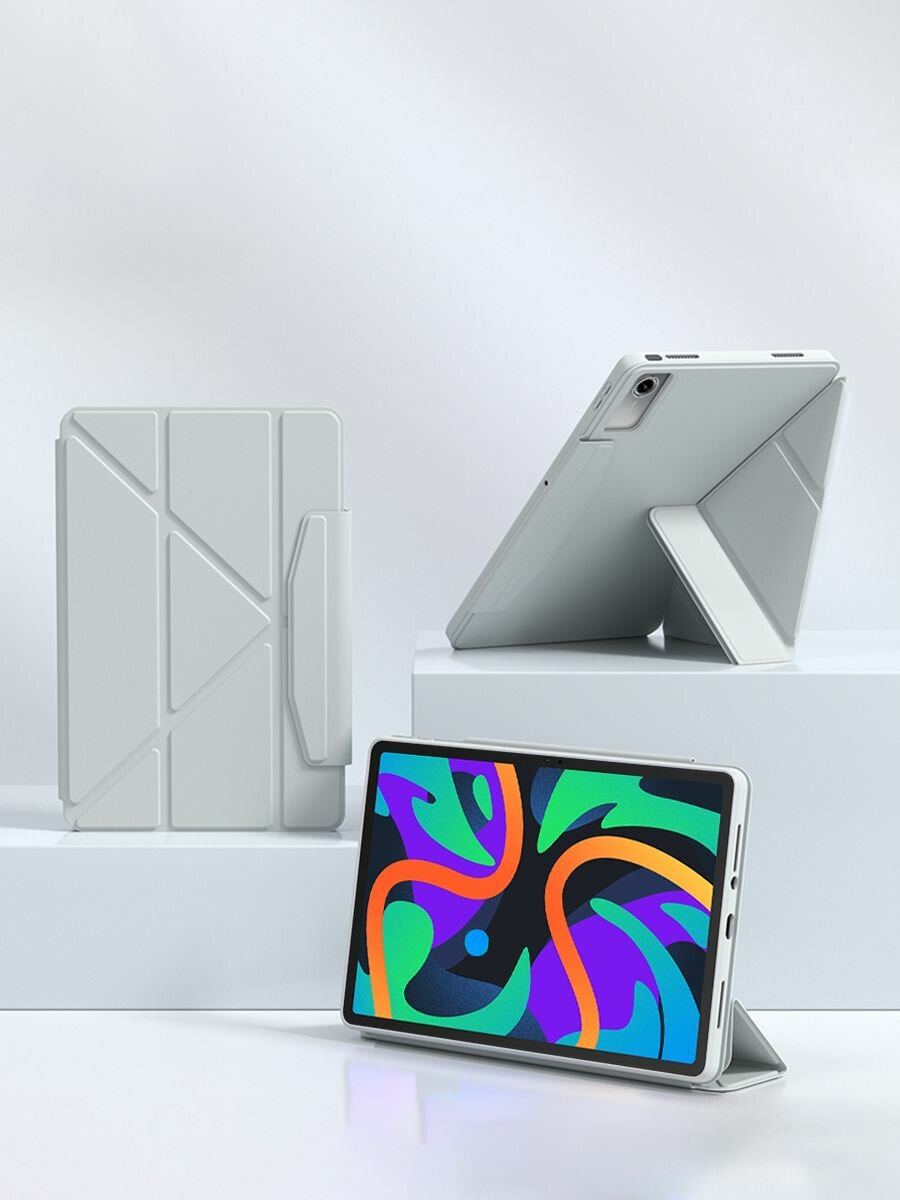 Чехол для Xiaoxin Pad 2024(TB-331FC)/Tab M11(TB-330FU)/Lenovo Zhaoyang K10, Y-образный защитный кожух с откидным кронштейном