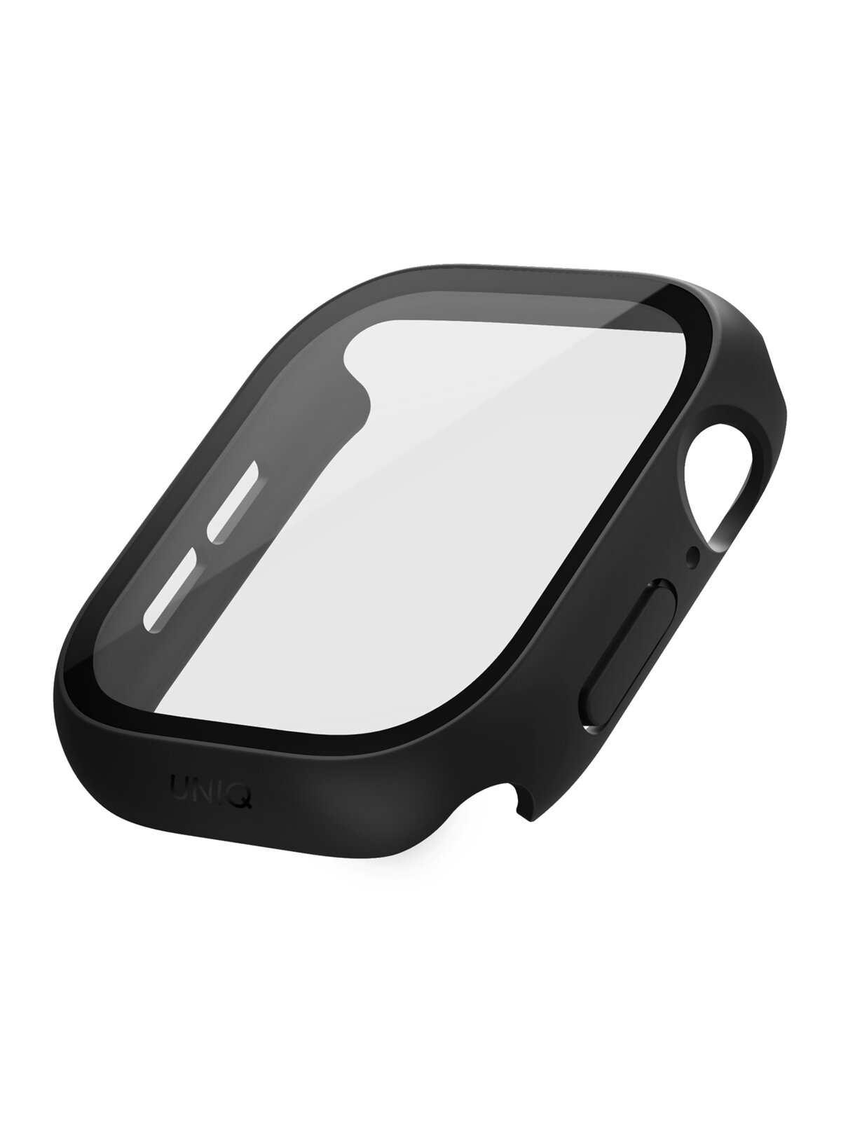 Чехол Uniq Nautic для Apple Watch 10 42мм с закаленным стеклом, черный