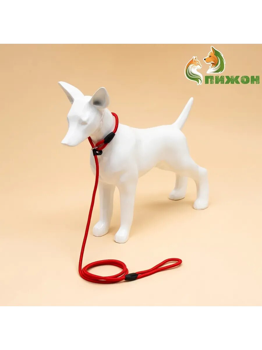 Ринговка поводок для собак 130 х 0,6 см