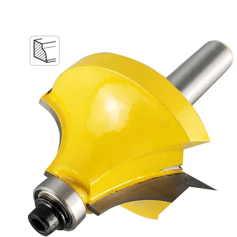 Фреза по дереву кромочная калевочная 553346 38.1x19 мм хвостовик 8 мм