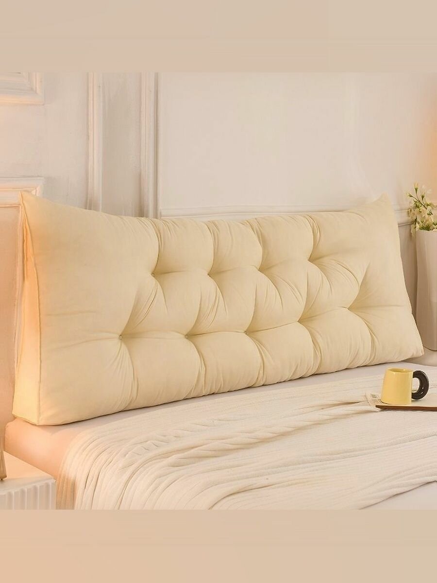 Подушка "Треугольные прикроватные подушки", гипоаллергенная, легкая, 50 см x 180 см