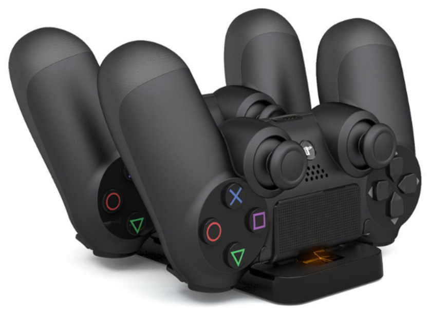 Зарядка для геймпада, зарядка для геймпада ps4, держатель для двух геймпадов, зарядное устройство, подставка для контроллера ZH